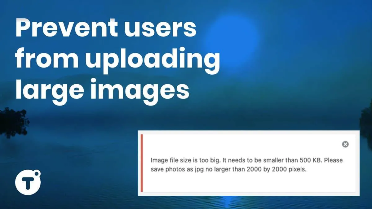How to prevent the upload of large images to WordPress Media library ...